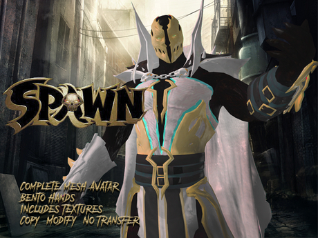 Second Life Marketplace - .:CQ:. White Spawn Demon Darkness - Bento Avatar